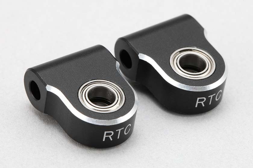 Yokomo B9-RTC-02 - BD9 - RTC Aluminium Unterer Nachlauf Block (2 Stück) | RC-KleinKram